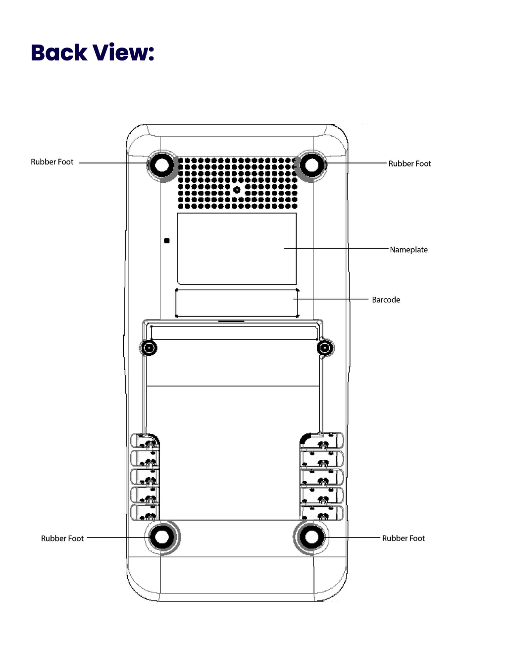 PAX L920 Charging Dock for PAX A920 Terminal | L920-BM